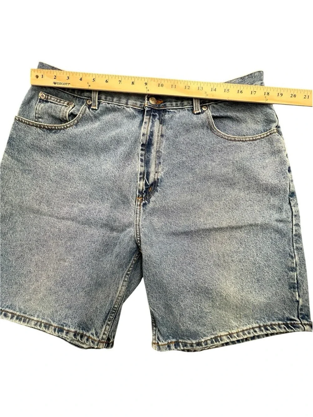 Shorts | Vintage Denim Jorts Light Wash Baggy Jorts Mens 36 Y2k Skater ...